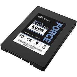 Corsair 60 GB Force Series 3 SATA III 6Gb/s 2.5-Inch Solid State Drive - CSSD-F60GB3A-BK