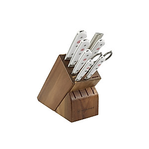 Wüsthof Classic White 9-Piece Block Set