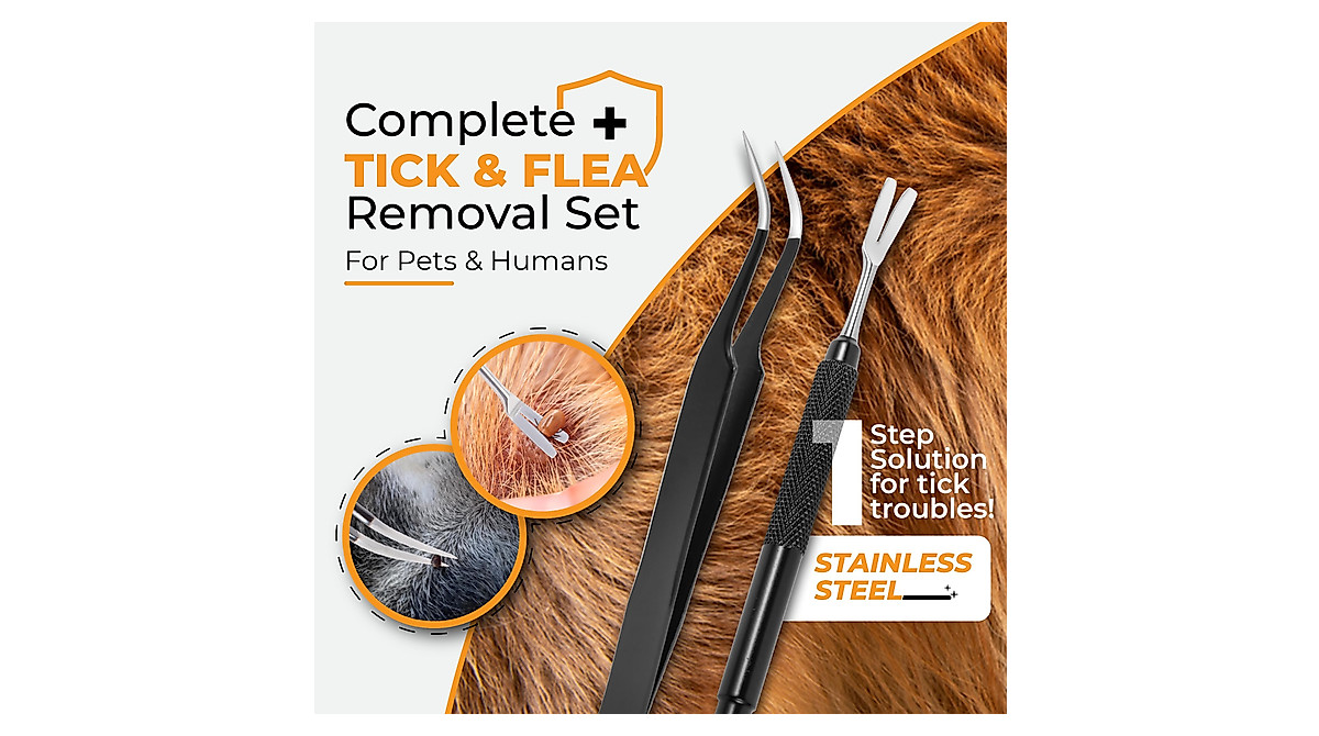 AKOSN Premium Tick Removal Kit - Safe Pet & Human Tick Puller