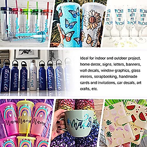 TECKWRAP Holographic Opal Craft Vinyl 12" x 12" 7 Sheets/Pack for Craft Cutters,Sign Plotters