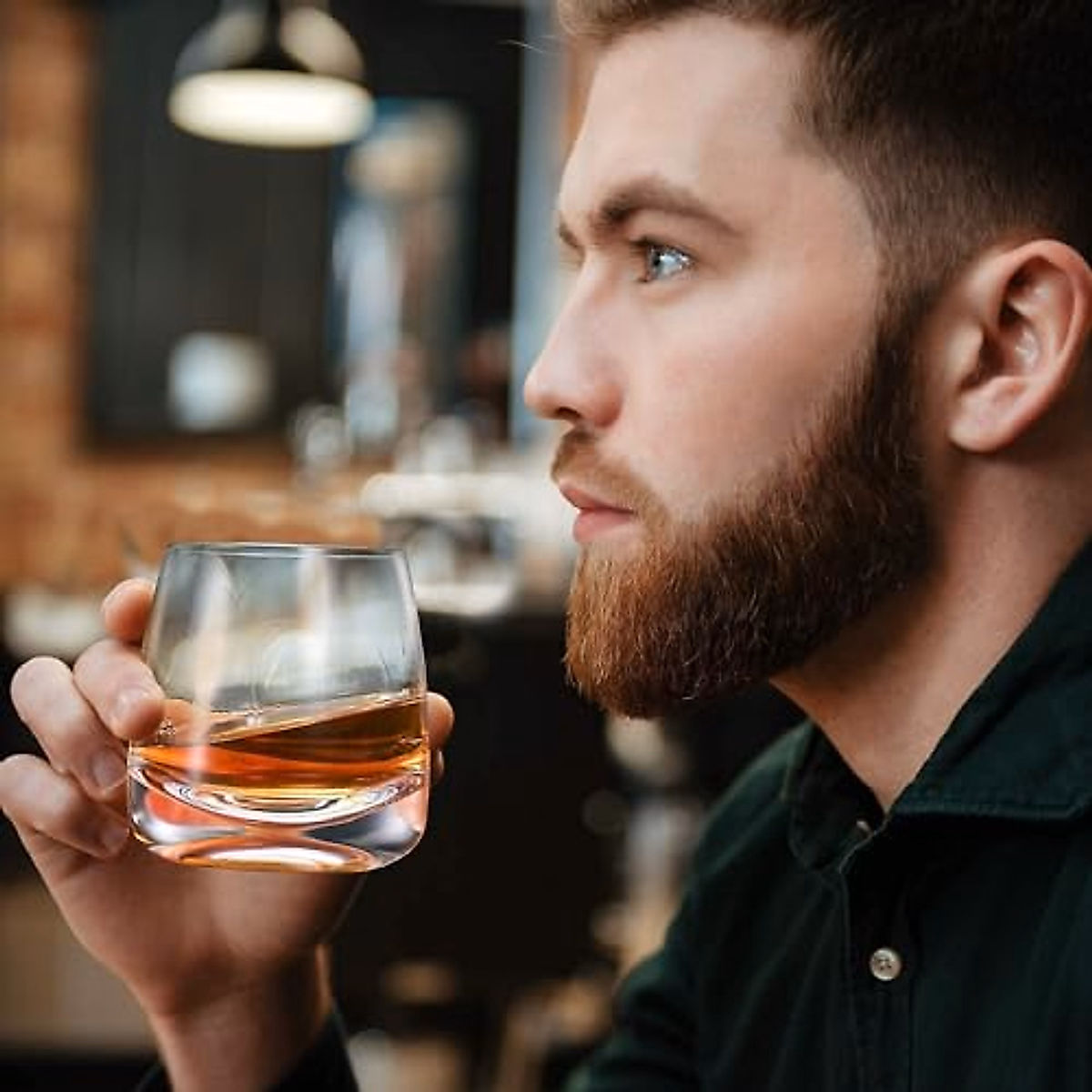 TOOWELL Old Fashioned Whiskey Glass Set of 4 Cocktails Glasses for Scotch Bourbon Liquor and Cocktail Drinks Heavy Base 9OZ Rocks Glasses Perfect for Manhattans Valentines Anniversary Day Gifts