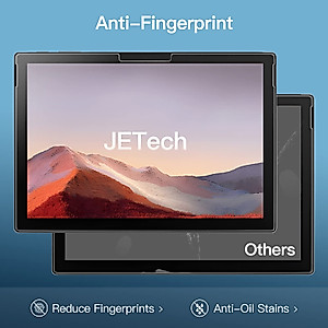 JETech Screen Protector for Surface Pro 7 Plus/Surface Pro 7 12.3-Inch, 9H Tempered Glass Film, Support Surface Pen, HD Clear, 2-Pack