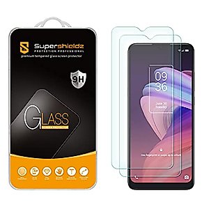 Supershieldz (2 Pack) Designed for TCL 10 SE Tempered Glass Screen Protector, Anti Scratch, Bubble Free