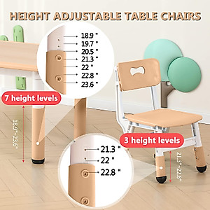 Kids table and chairs, Toddler table and chairs, Kids table (4 chairs), Kids table and chair set, Kids table and chair set 5-8 year old. Toddler table and chair set with 16 leg covers +12 color pens