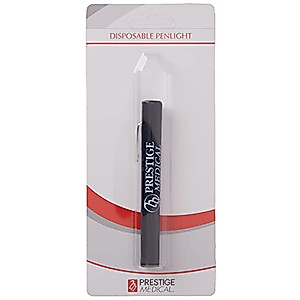 Prestige Medical Standard Disposable Penlight, Navy Blue, 0.8 Ounce
