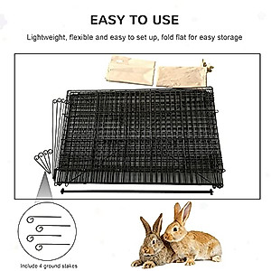 PawHut 7.2' Small Animal Playpen with Cover, Multifunctional Metal Pet Exercise Pen Large Metal Chicken Coop, Outdoor Bunny Pen, Easy to Store & Set-up, Beige