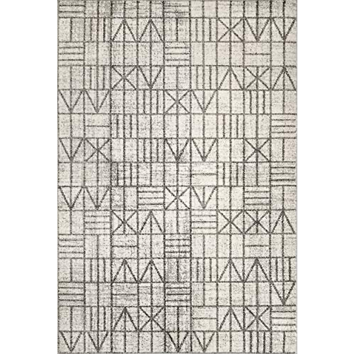 nuLOOM Clea Modern Tiles Runner Rug, 2' x 6', Grey