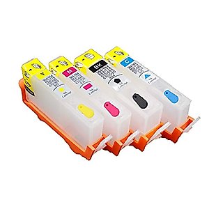 UniPrint 4pcs 564 564XL refillable Ink Cartridge Compatible for hp Photosmart 5510 5511 5512 5514 5515 5520 5522 5525 6510 6512 6515 6520