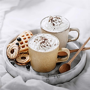 Mug, Japanese Ceramic Cup, Simple Home Breakfast Cup, Ins Style, Suitable for Coffee, Milk, Tea (320 Ml) (Color : Yellow)