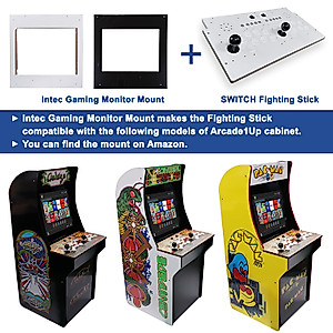 Switch Fighting Stick for Arcade1Up Cabinet, Play Your Switch arcade stick on The Cabinet, Modded Switch Joysticks Specially Designed for Arcade1Up