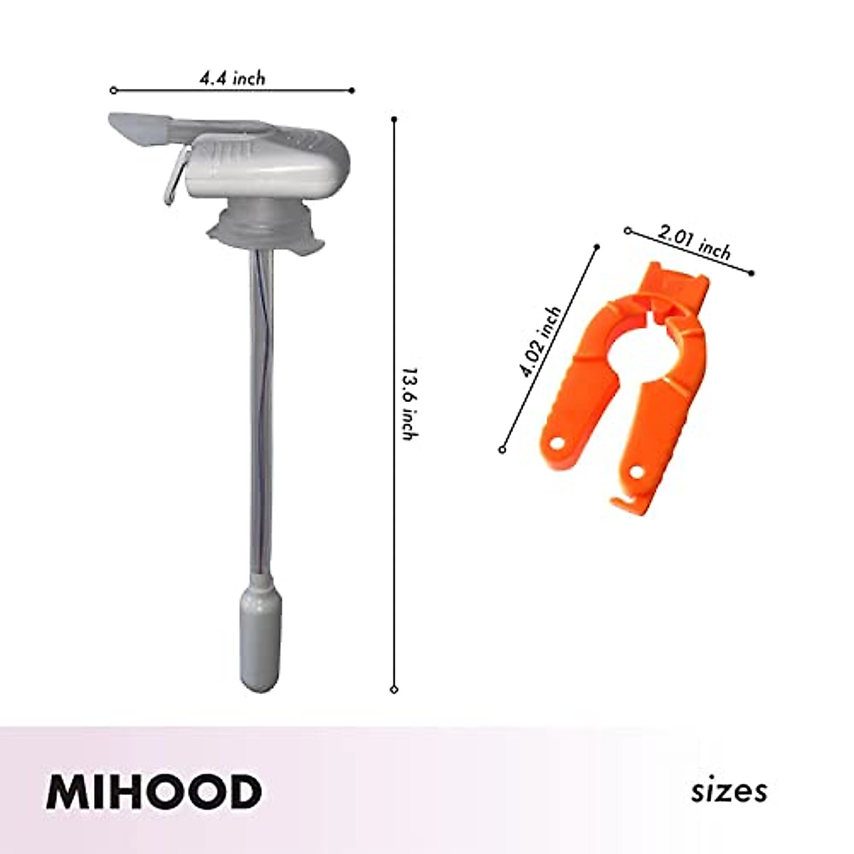 2 Pack Automatic Milk Drink Dispenser with Lid by MIHOOD - Hands-Free Electric Tap for Fridge Gallon Beverage Kids Home Kitchen Wedding Party Outdoor and 1 Multi Purpose Can Bottle Opener (MHBD00001)