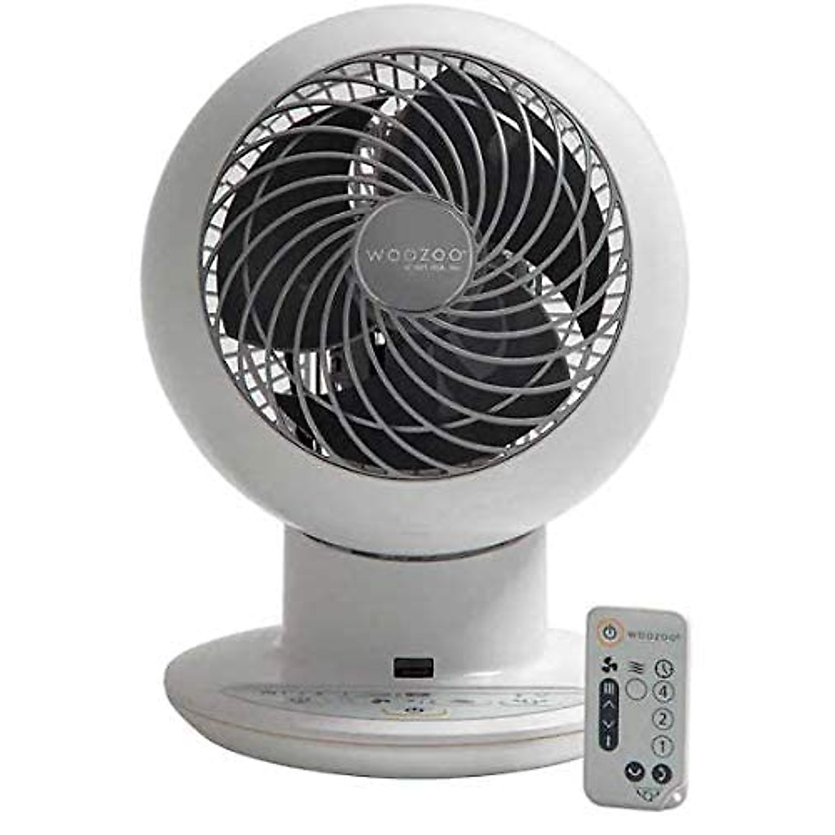 IRIS USA Woozoo Globe Multi-Directional 5-Speed Timer Oscillating Fan w/Remote