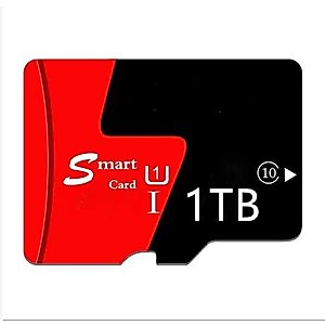 1TB Memory Card 1024GB Class 10 High Speed Card with Adapter for Phones and Camera Digital Devices,R/B