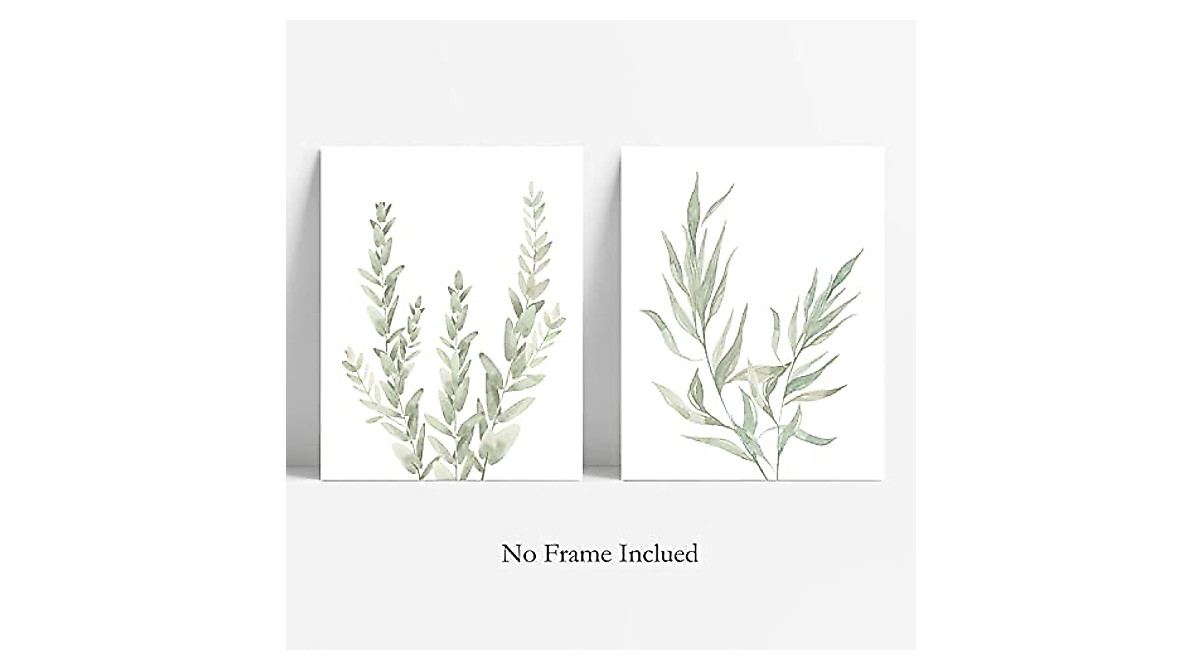 Shop Howwii Botanical Wall Art Prints – Unframed Boho Green Decor