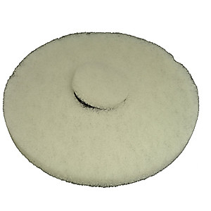 Generic 12 Inch White Polishing Pad Designed to Fit Oreck Orbital Scrubber
