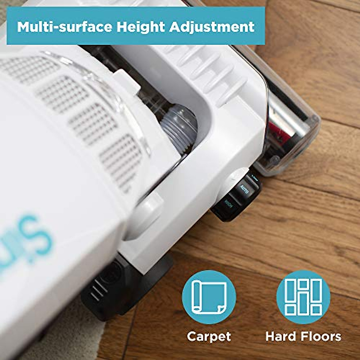 Simplicity Allergy Upright Vacuum for Carpet and Hardwood, Multi Surface Vacuum Cleaner with Certified HEPA Filter and Bag, S20EZM