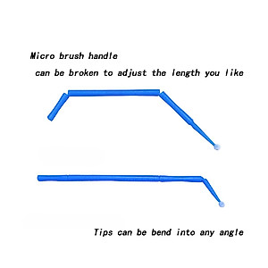 Micro Applicator Brushes Disposable Micro Brushes Swab Applicators for Dental/Oral/Makeup 400pcs