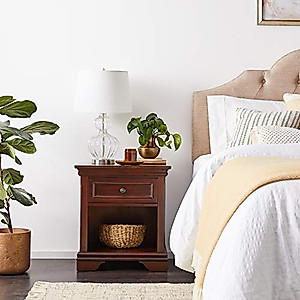 Homestyles Lafayette Nightstand, FURNITURE, Brown