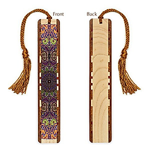 Paisley Design - Handmade Wooden Bookmark - Also Available with Personalization - Made in USA