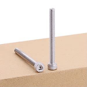 3/8-16 x 1-3/4" (10 Pcs) Socket Head Cap Screws, 304 Stainless Steel 18/8, Full Thread, Coarse Thread, ASME B18.3-1