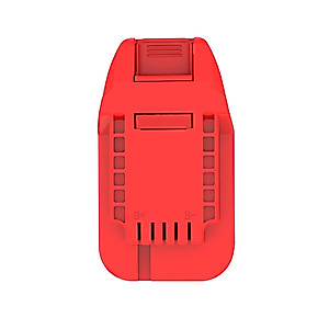 Adapter Fits Ba uer 20v Cordless Tools for Milwaukee M18 RED (NOT V18) Slider Lithium Batteries - Adapter Only
