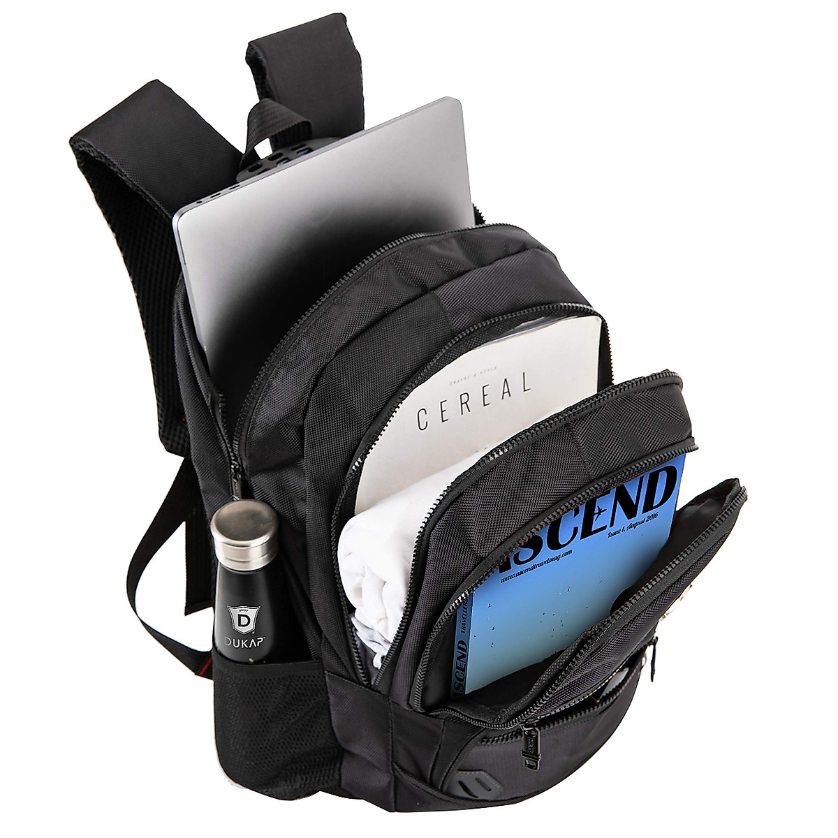 DUKAP ECHO 15.6 Inch Executive Laptop Backpack with Durable and Lightweight Fabrics, Travel Bag with Padded Back