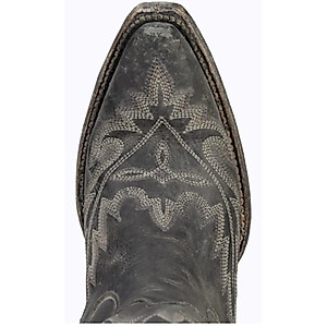 Lane Women's Lexington Leather Tall Western Boot Snip Toe Jet Black 7 M US