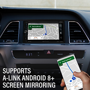 BOSS Audio Systems BV745B 6.95 Inch Touchscreen Car Stereo, A-Link Screen Mirroring, Double Din, Bluetooth Audio - Calling, Built-in Microphone, No CD/DVD, USB, SD, AUX in, AM/FM