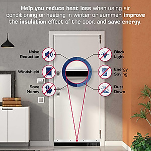 Brush Sweep Door Sweep with Black 1 1/2" Brush (4 FT, Clear Anodized)