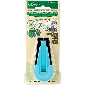 Clover Fusible Bias Tape Maker - Bundle of All 5 Sizes - 1/4" 3/8" 1/2" 3/4" 1" Set