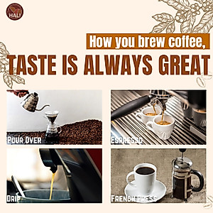 HALI Whole bean Coffee Beans Espresso Beans Whole Geisha Coffee Beans Light Medium Roast Ethiopia Coffee Floral Citrus Sweet Flavor Notes Freshly Roasted Coffee Beans Whole , Ethiopia Gesha 8 Ounce 8oz Pack