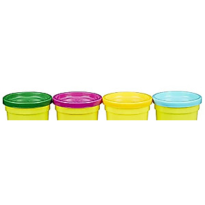 PLAY-DOH 4-PACK OF SECONDARY COLORS, Net WT 16oz