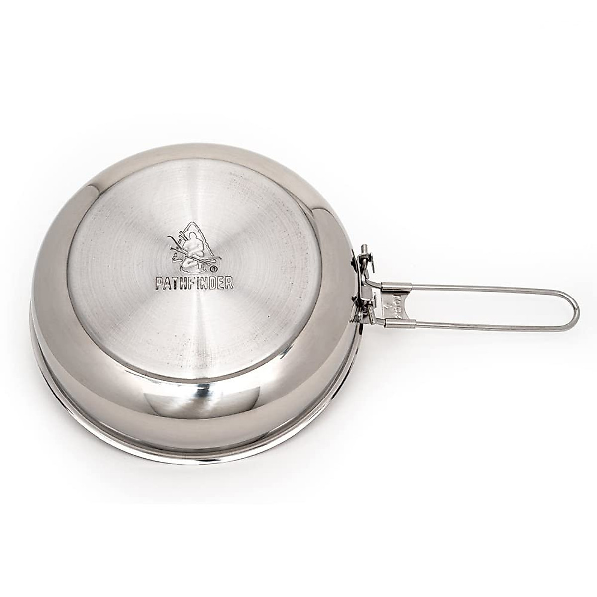 The Pathfinder School Stainless Steel Folding Skillet and Lid