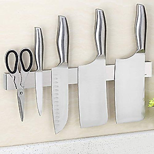 G.a HOMEFAVOR Stainless steel Magnetic Knife Holder 16-Inch Magnetic Knife Strip for Tidy Kitchen