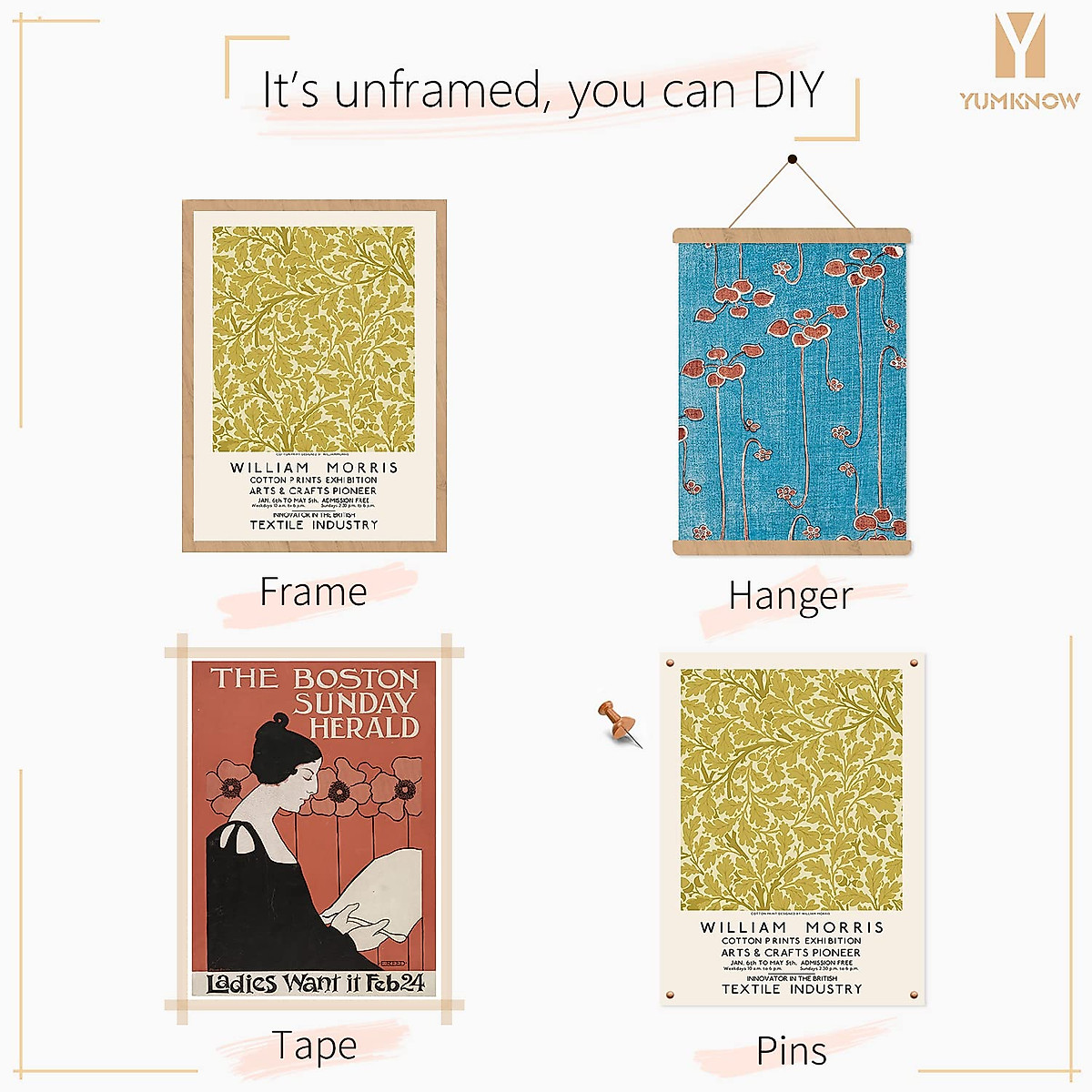 Eclectic Decor Wall Art Prints - Van Gogh Klimt Painting - Maximalist Room Decor - Modern Contemporary Museum Pictures - Abstract Minimalist for Bedroom, Living Room - Aesthetic Aura Posters