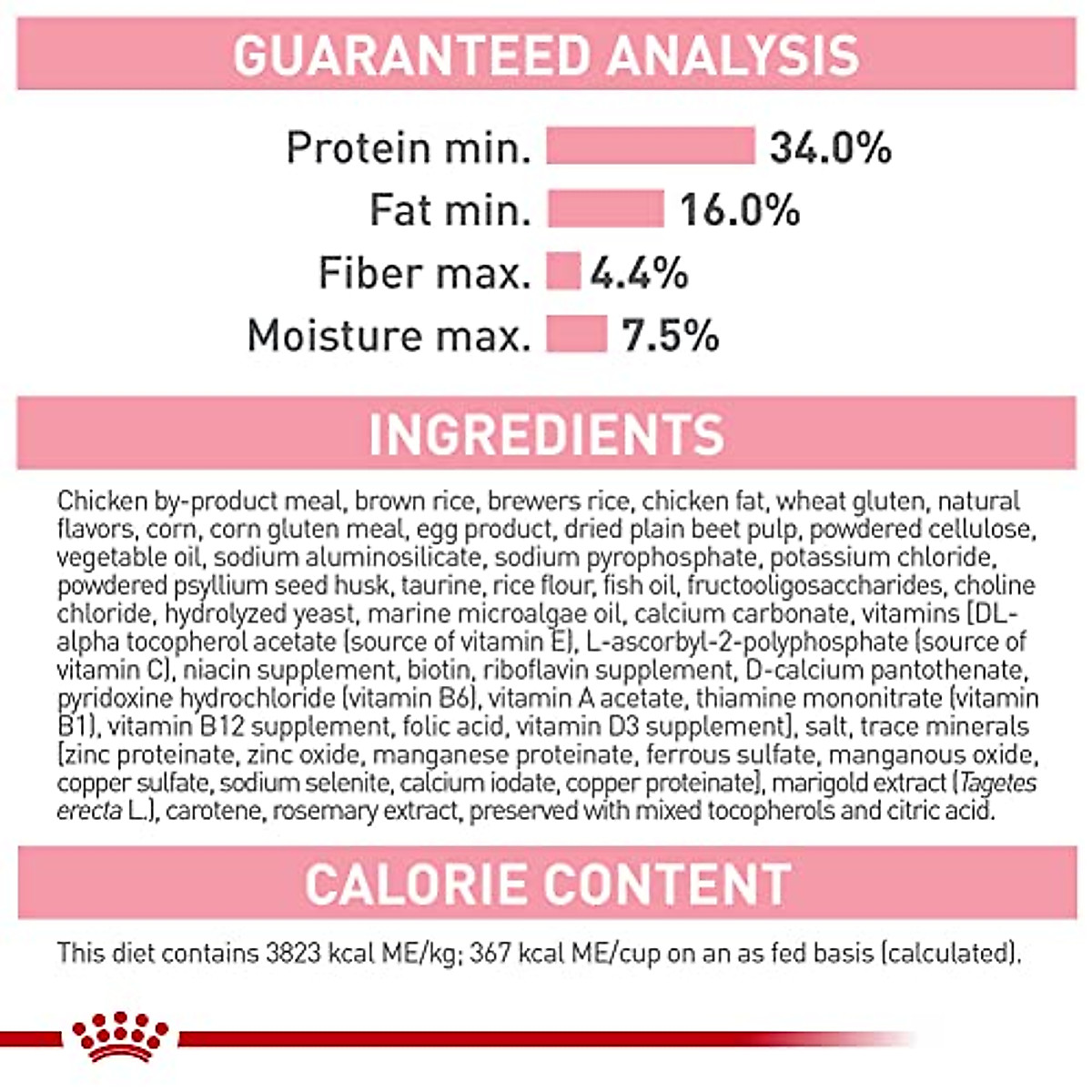 Royal Canin Feline Health Nutrition Kitten Dry Cat Food, 14 lb Bag