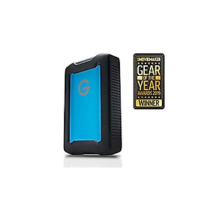 G-Technology 4TB ArmorATD All-Terrain Rugged Portable External Hard Drive - USB-C, USB 3.1 Gen 1 - 0G10435-1, 4000 GB