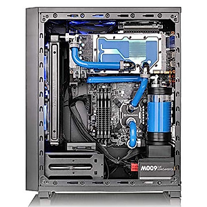 Thermaltake Core G3 Black Slim Small Form Factor ATX Perforated Metal Front and Top Panel Gaming Computer Case 2.0 Edition with Two 120mm Front Fan Pre-Installed CA-1G6-00S1WN-A0