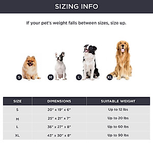 Bedsure Cute Dog Bed for Small Dogs & Cats - Washable Furry Puppy Beds, Rectangle Orthopedic Corduroy Fleece Pet Beds with Removable Zipper Cover, 20x19x6inches, Cream