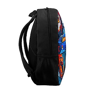 Race Car Backpack Casual Backpack Fashion Laptop Backpack Travel Hiking Camping Backpack For Teen Girls Boys