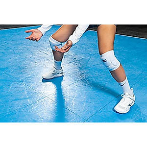 Mizuno Women's Wave Luminous Volleyball Shoe, white-silver, 9 B US