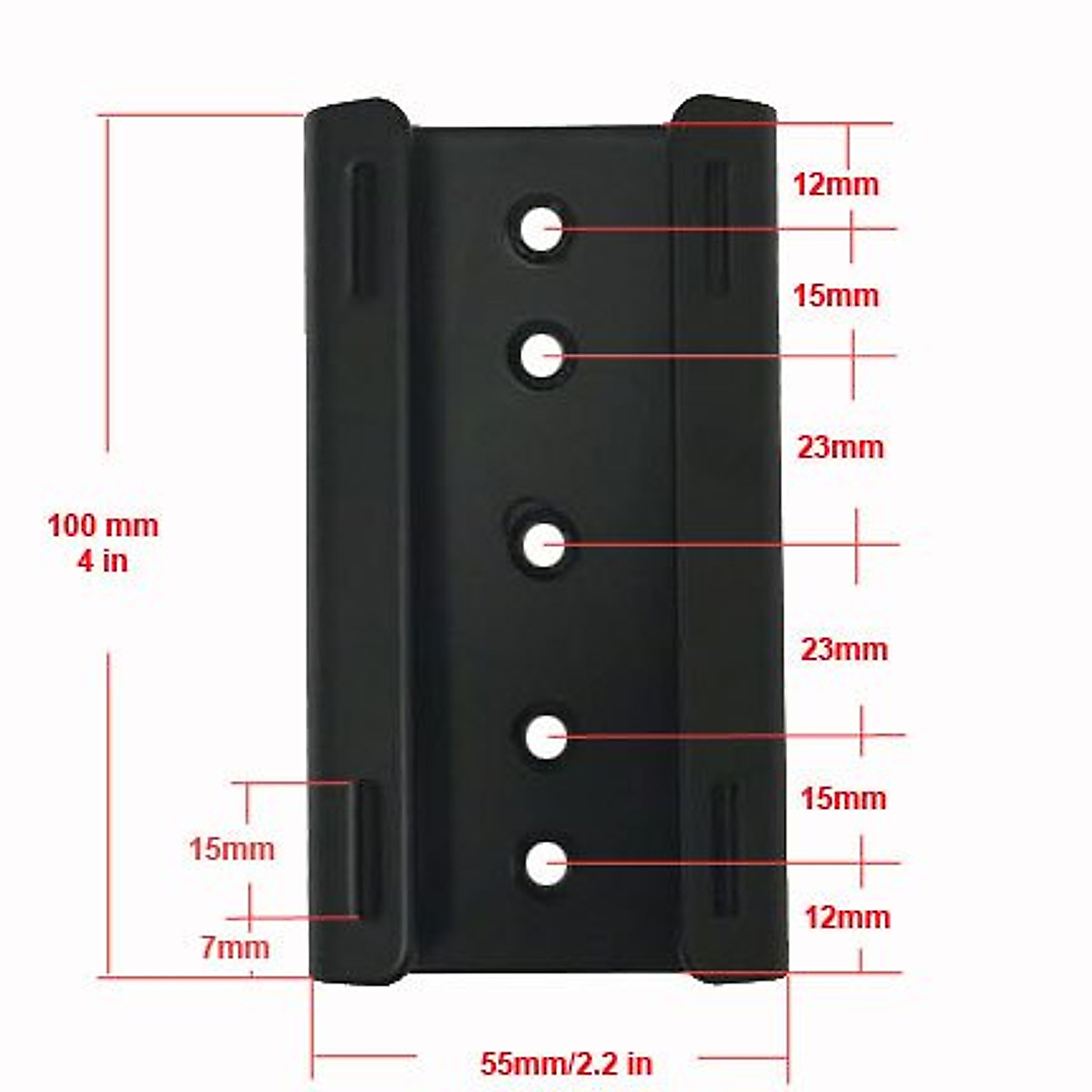 VideoSecu Pole Mounting Bracket for Security Camera Housings CCTV Security Cameras Wall Mount Bracket, TV Monitor or DVD, Compatible with TV Mount or DVD Mount A3H