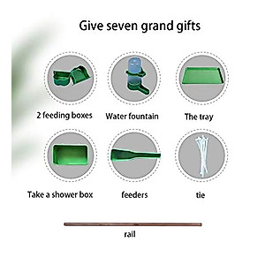 Tyoo Bird Cage Pet Supplies Suitable for Small Birds Used As a Nest for Homing Pigeons Suitable for Most Bird Cages Assembled and Cleaned (Size : 352526cm/13.78" 9.84" 10.24")