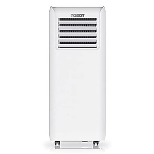 TOSOT 8,000 BTU Air Conditioner Easier to Install, Quiet and 3-in-1 Portable AC, Dehumidifier, Fan for Rooms Up to 250 sq ft, Aovia Series, White
