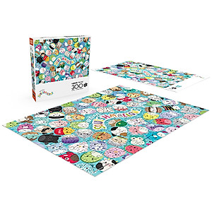 Buffalo Games - Squish Mallow - Squishmallow Friends - 300 Piece Jigsaw Puzzle for Adults Challenging Puzzle Perfect for Game Nights - Finished Size is 21.25 x 15.00