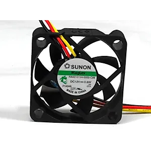 Sunon 40x40x10mm Super Low Speed 12V DC 3pin Fan Model, HA40101V4-0000-C99