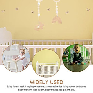 NUOBESTY 4Pcs Newborn Fitness Hanging Toys Infant Fitness Rack Pendants Baby Photo Props