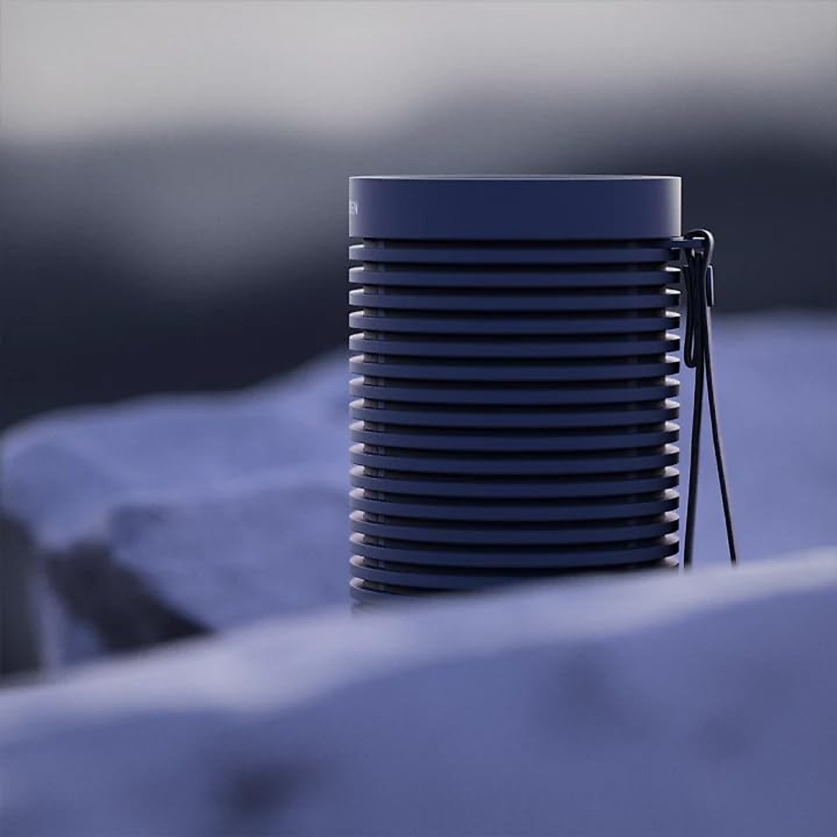 Bang & Olufsen Beosound Explore - Wireless Portable Outdoor Bluetooth speaker, IP 67 Dustproof and Waterproof, Navy