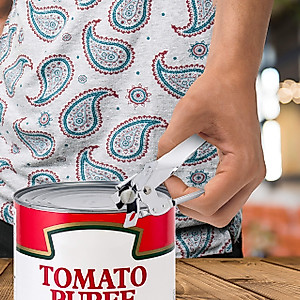 Nickle Plated Manual Can Opener with Can Tapper Small and Easy to store Perfect for Camping(Pack Of 2) - By RamPro