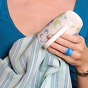 CareRing Cover Silicone Ring Protector for Women's Rings (Yellow Multicolor, 9)